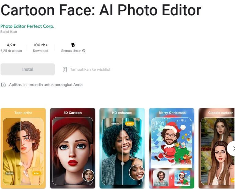 Rekomendasi 5 Aplikasi Edit Foto Jadi Kartun Terbaik Yang Lagi Viral ...
