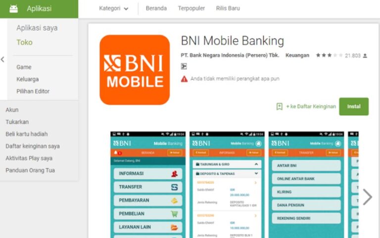 Cara Daftar BNI Mobile Banking Lewat HP Terbaru Oktober 2025