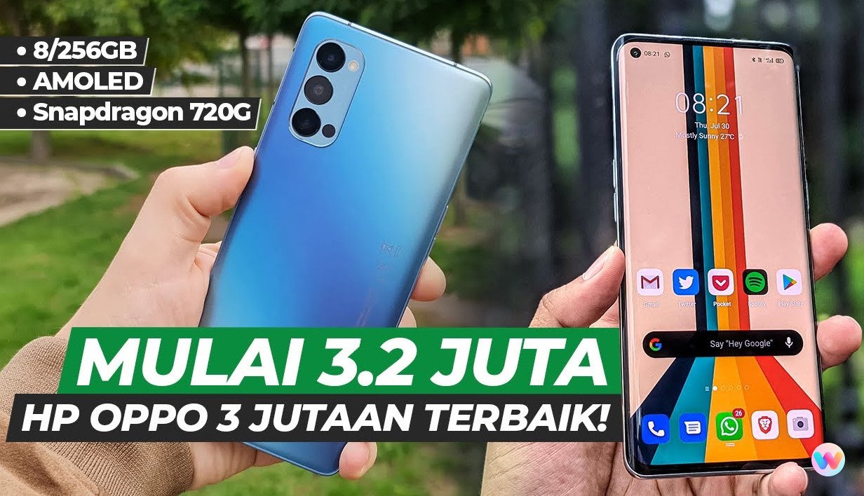 5 HP OPPO 3 Jutaan Terbaik Terbaru Oktober 2025