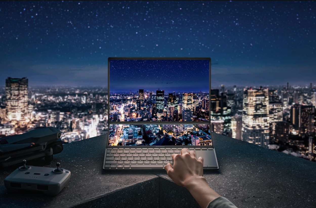 Laptop Layar Ganda 14-inci Paling Powerful, Zenbook Pro 14 Duo OLED ...